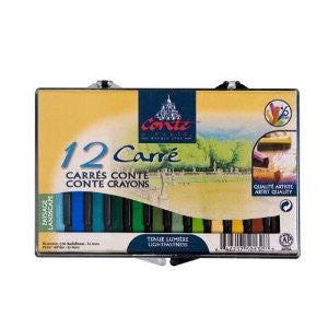 Conte a Paris Conte Crayons Set 12 Landscape Colours – Coln Gallery